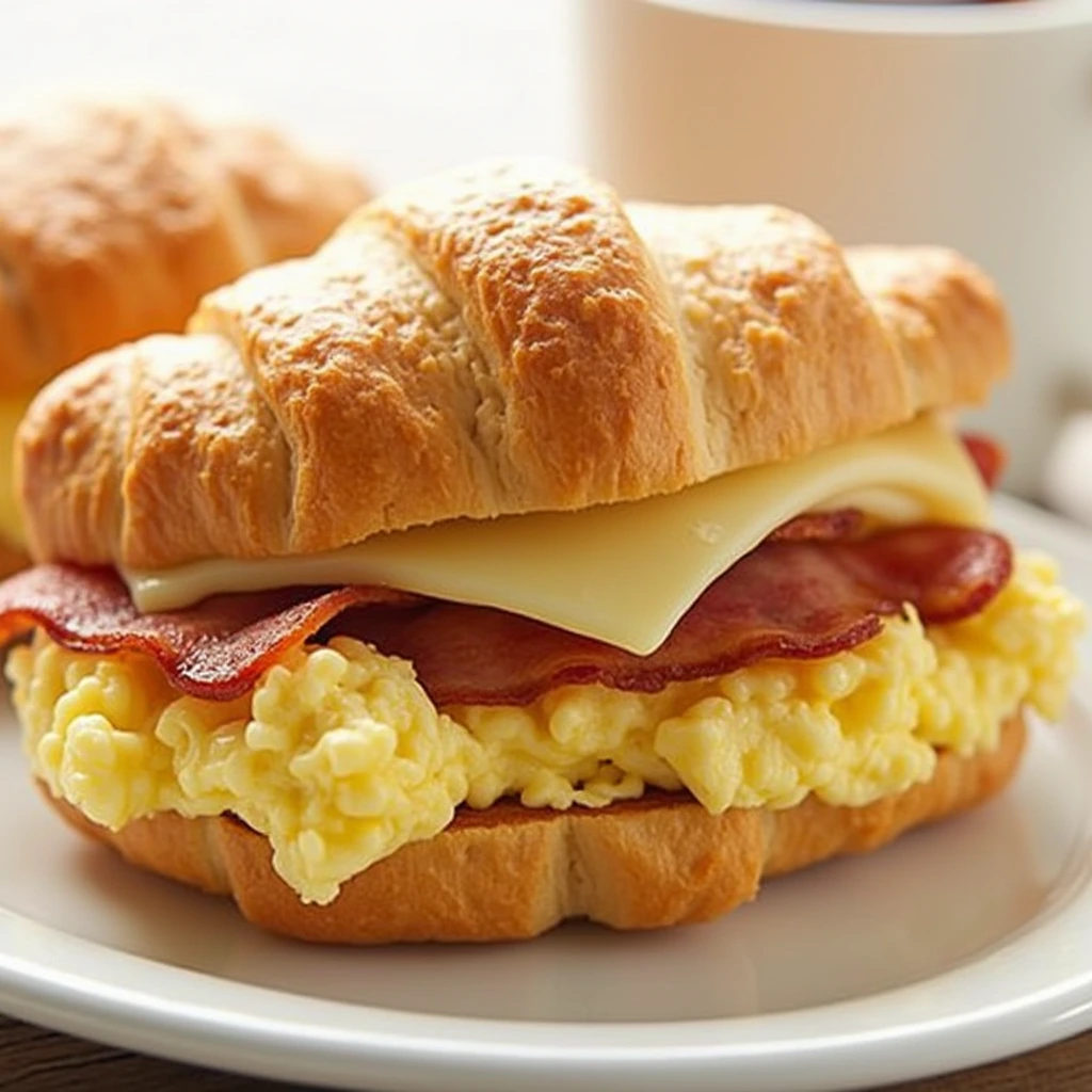 Easy Croissant Breakfast Sandwiches: The Perfect Morning Treat - favrecipe
