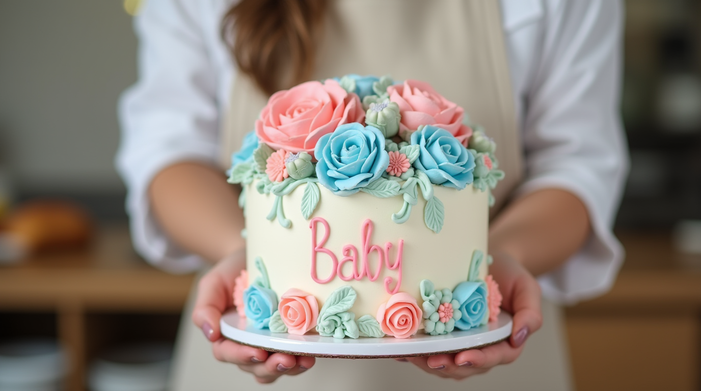 Baby in Bloom Cake Ideas: A Perfect Addition to Your Baby Shower ...
