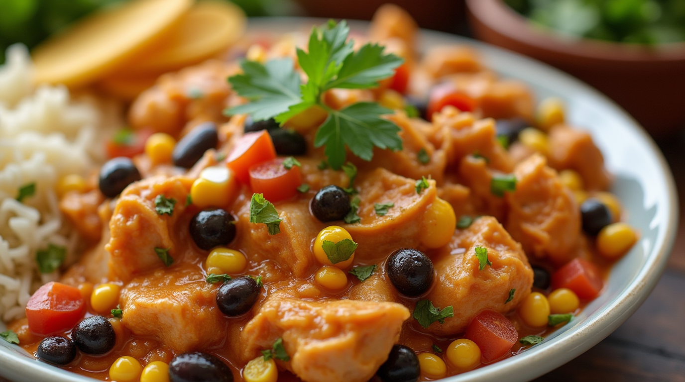 Slow Cooker Creamy Fiesta Chicken: A Delicious and Easy Crockpot Recipe ...