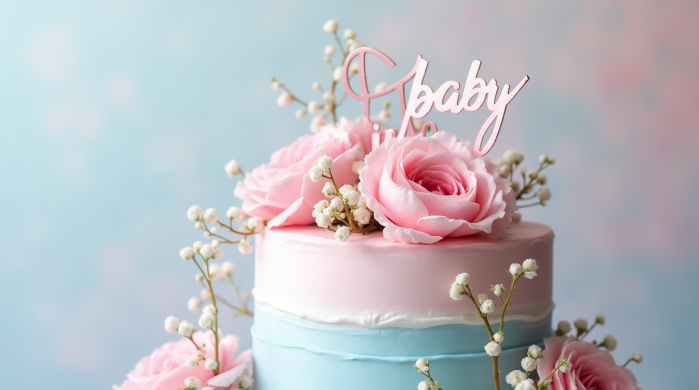 Baby in Bloom Cake Ideas: A Perfect Addition to Your Baby Shower ...